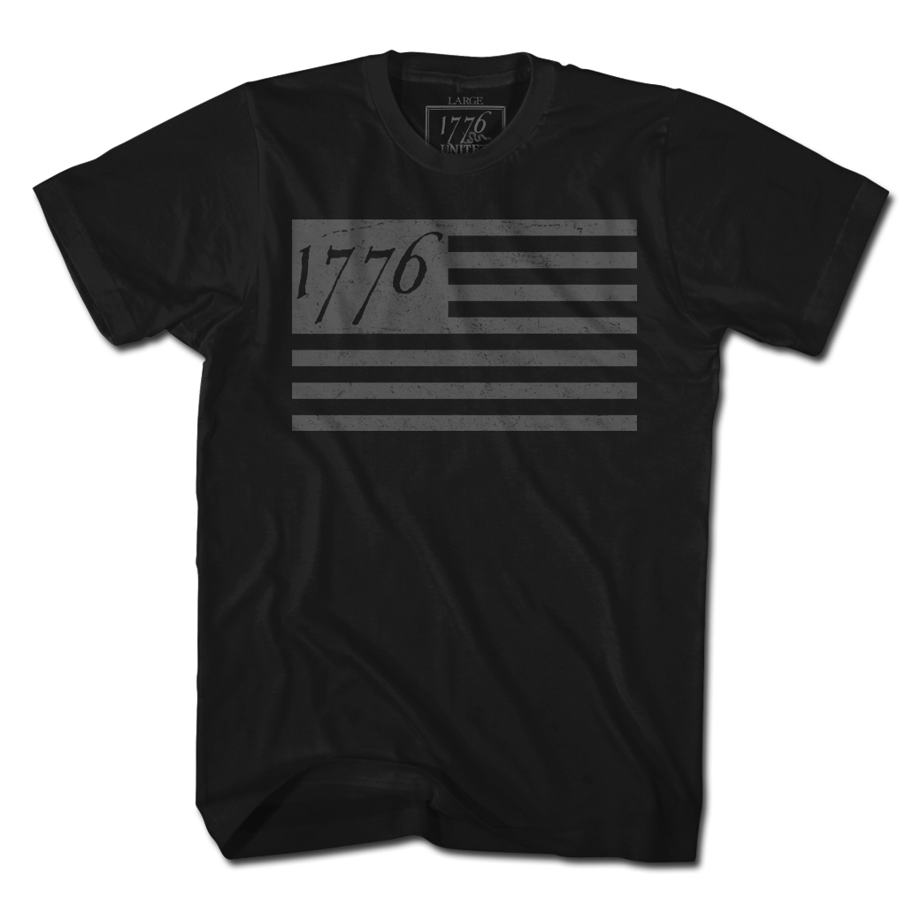 1776 Flag Tee - Blacked Out (LIMITED) – 1776 United