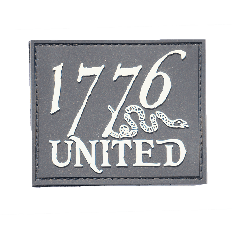 1776 United®PVC Logo Patch - Glow In The Dark