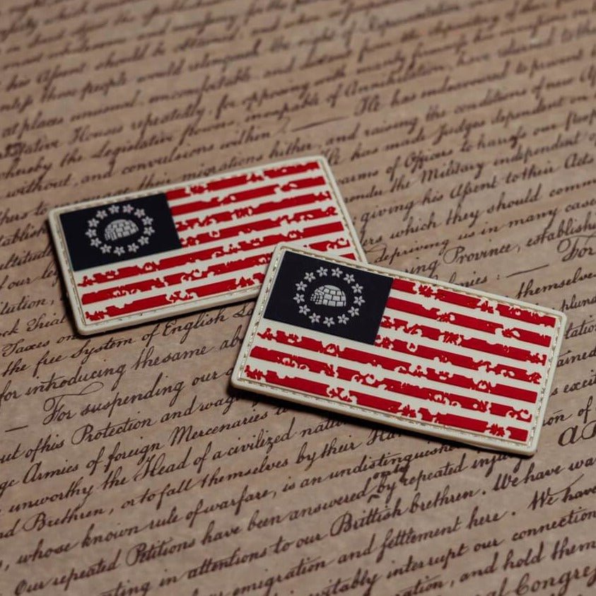 Betsy Ross Flag - Luau Edition PVC Patch – 1776 United