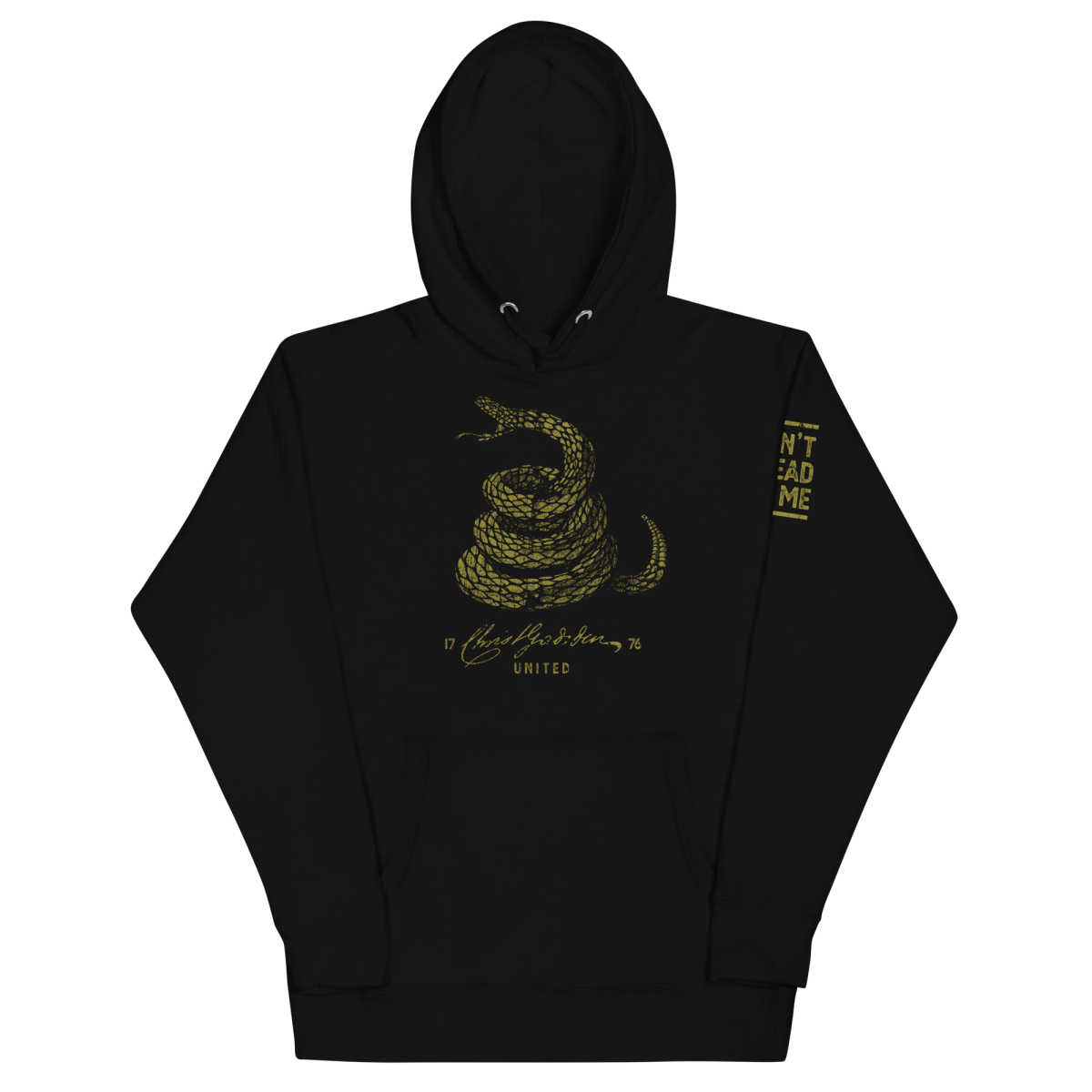 Christopher Gadsden - Don't Tread On Me Hoodie – 1776 United