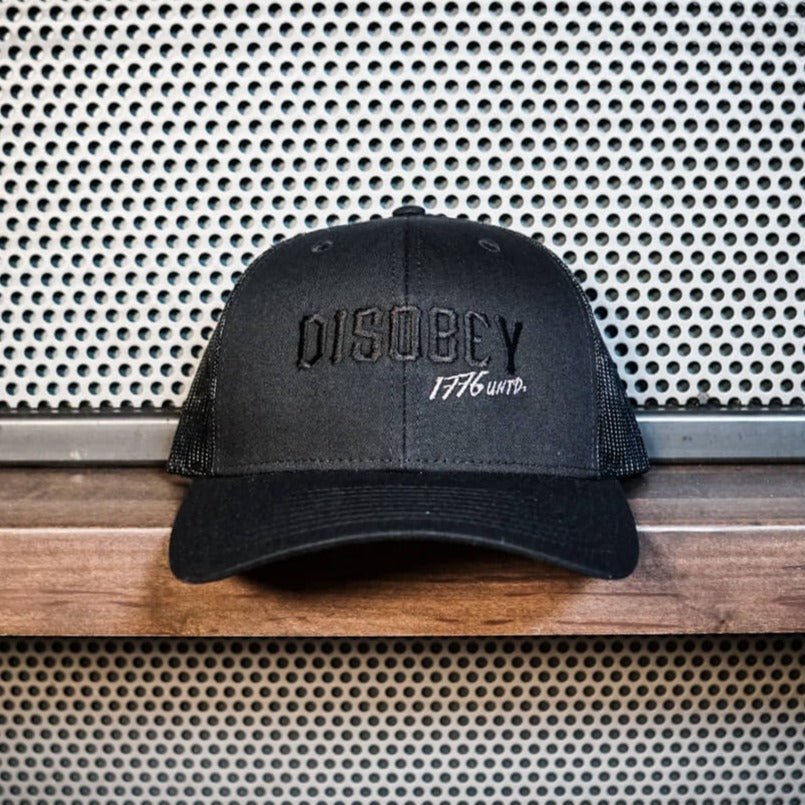 Disobey Hat - Blacked Out (LIMITED) – 1776 United