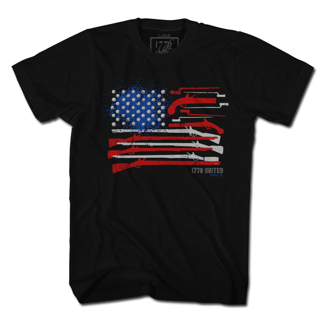 Musket Flag – 1776 United