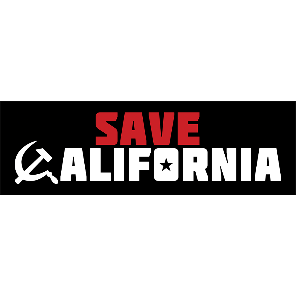 Save California Bumper Sticker – 1776 United
