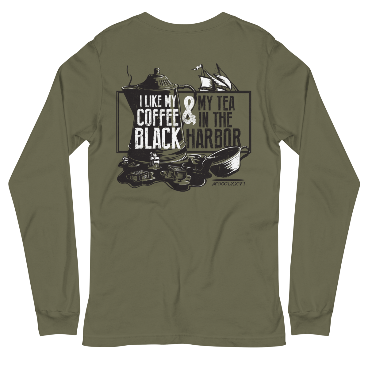 Tea In The Harbor Long Sleeve Tee – 1776 United