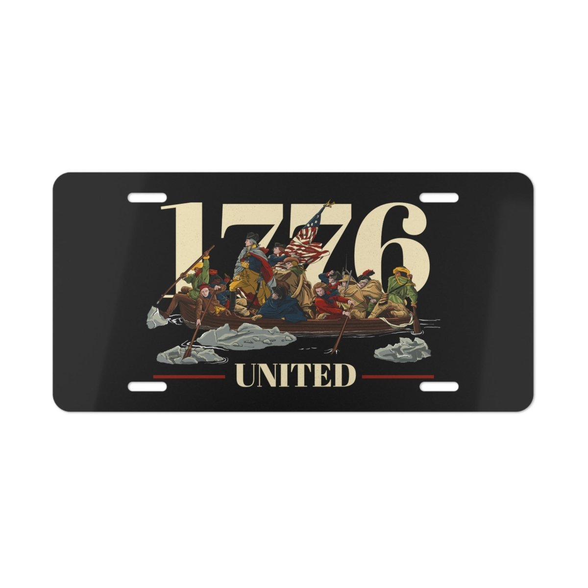 The Crossing Vanity Plate – 1776 United