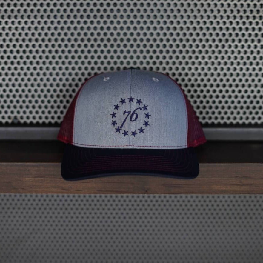 13 Stars Tri Colored Hat – 1776 United